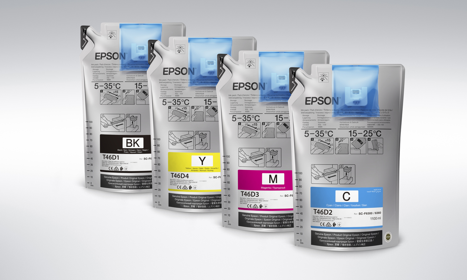 Epson Ultrachrome Ink 1.1L Pouches