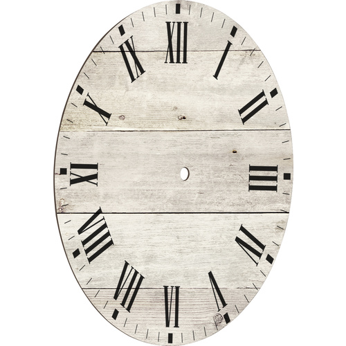 Unisub White Aluminium Wall Clock w/Kit - No Frame